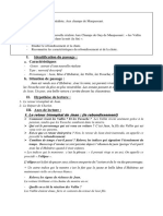 Maupassant : Aux champs et classes sociales | PDF