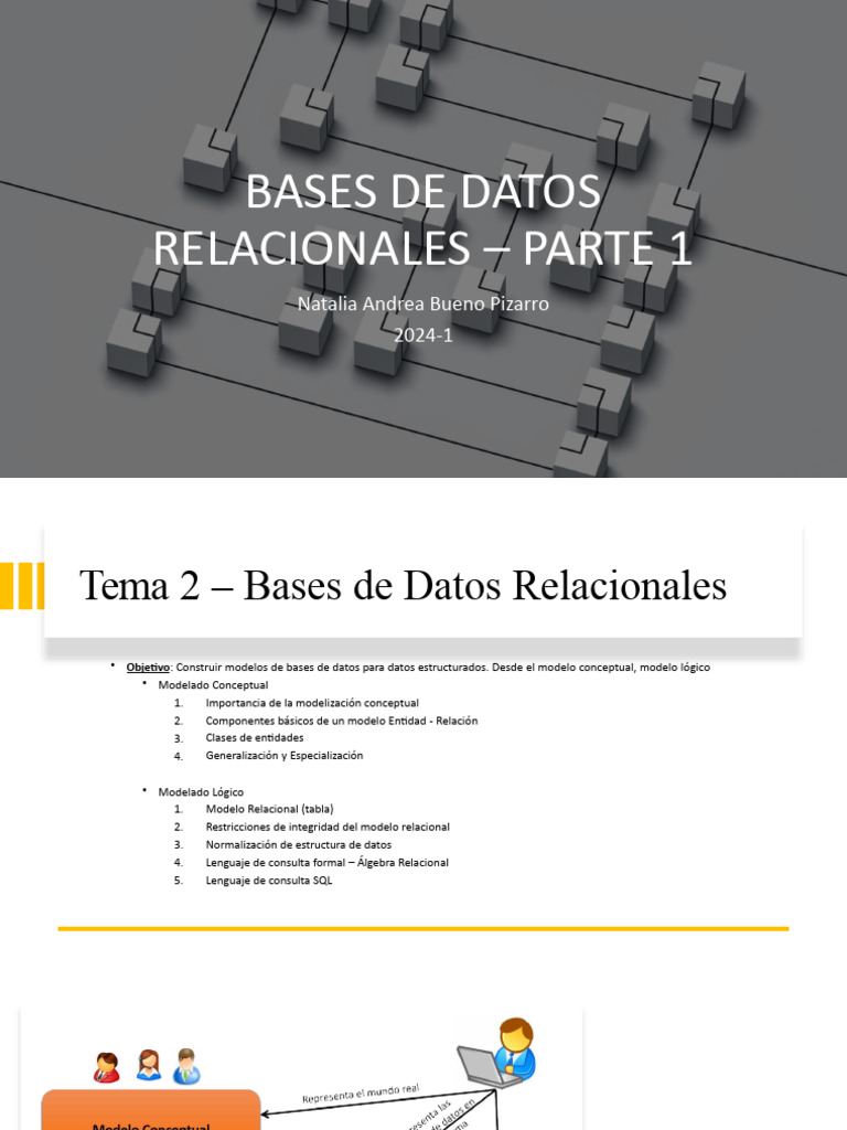 3-Datos Estructurados - RDBMS - Parte 1 - NABP | PDF | Modelo relacional | Bases de datos