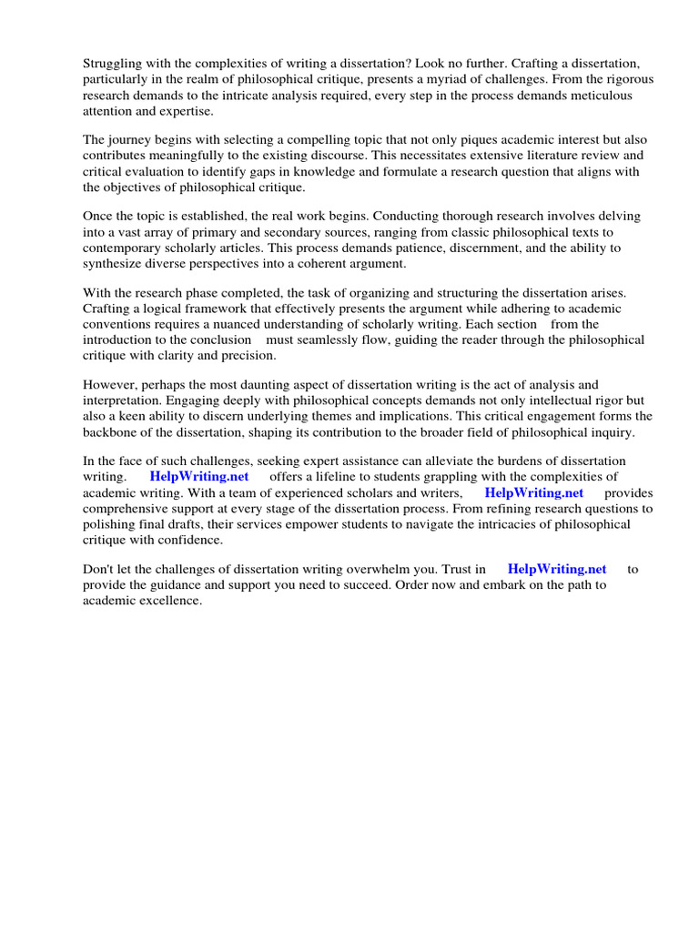 Exemple de Dissertation Critique Philosophique | PDF | Essays | Thesis