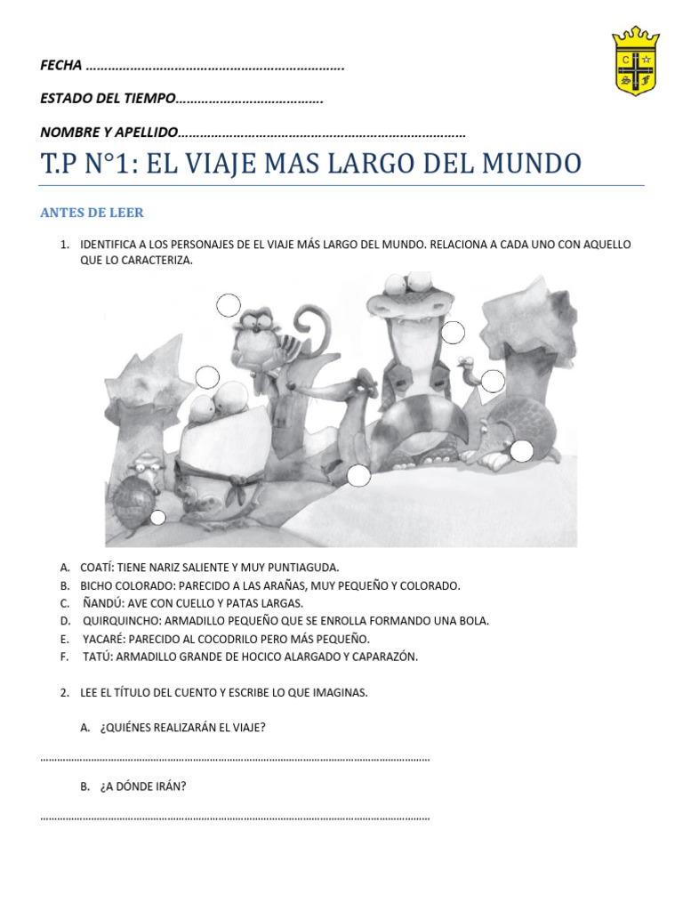Actividades Del Viaje Mas Largo Del Mundo | PDF