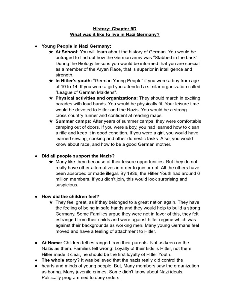 History - Chapter 9D | PDF | Nazi Germany | Final Solution