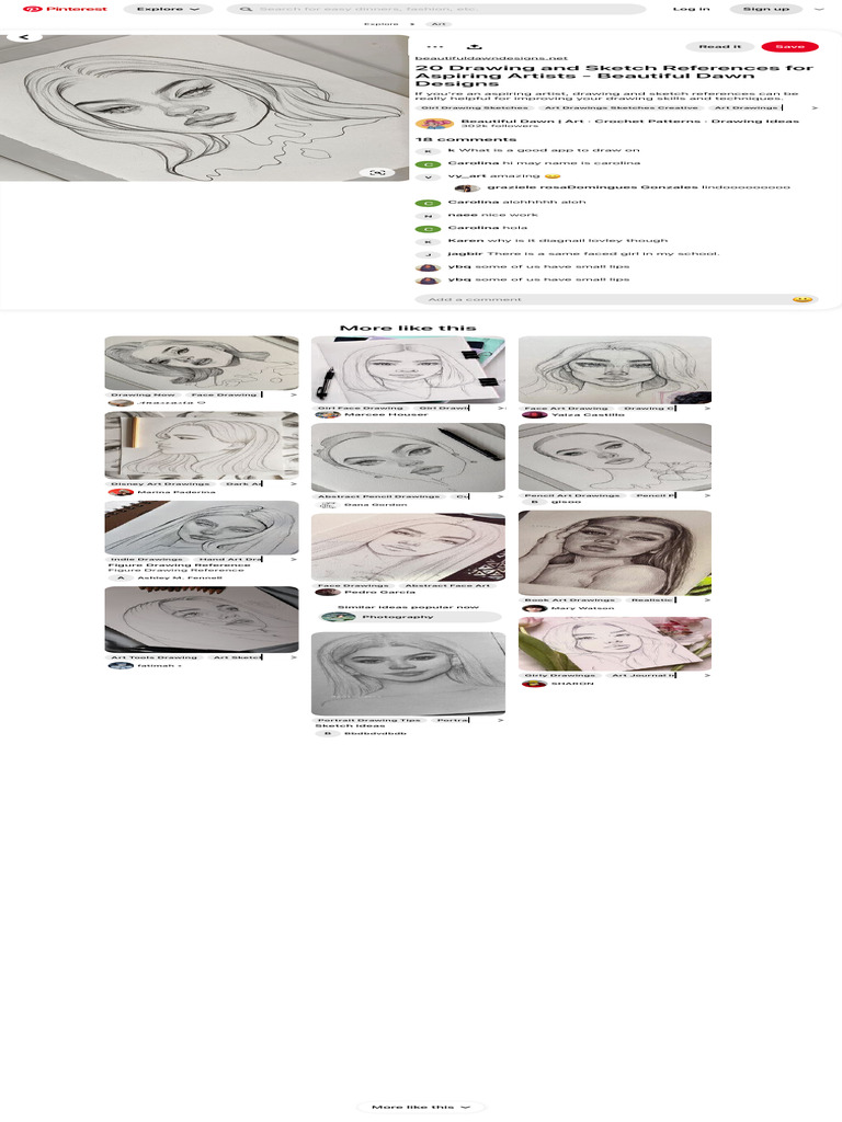 20 Drawing and Sketch References For Aspiring Artists Art Drawings ...