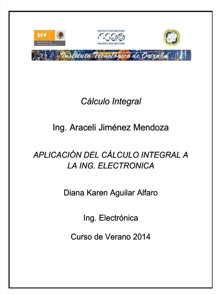 PDF Calculo Integral Proyecto Final - Compress | PDF | Inductor | Corriente eléctrica