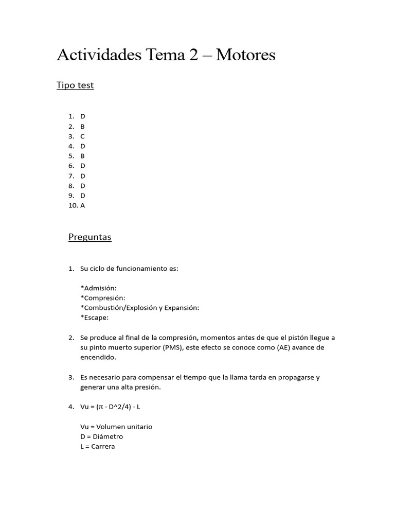 Actividades Tema 2 - Motores. Mio | PDF