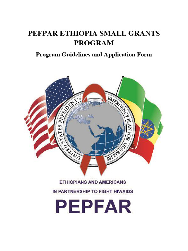 PEPFAR SG Application 2017final3 | PDF | President's Emergency Plan For ...