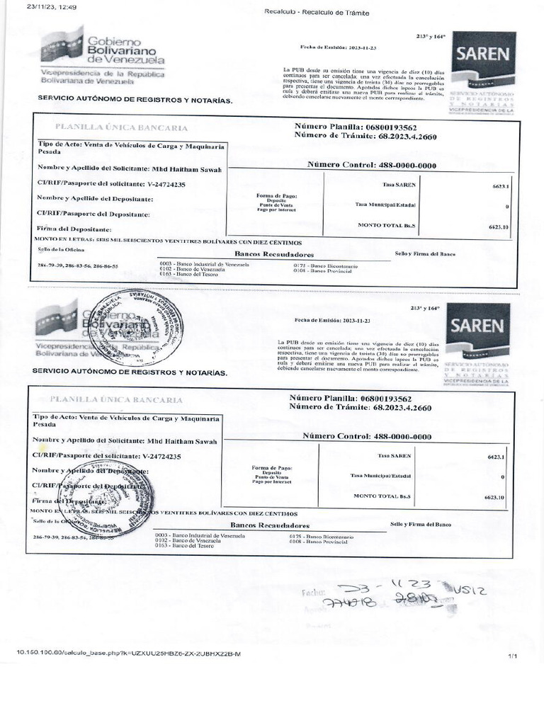 Documento Compra - Venta Notariado | PDF