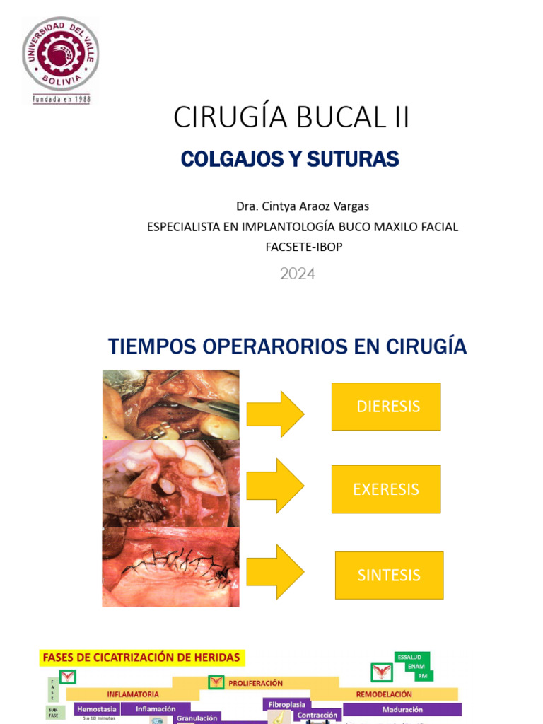 Suturas y Colgajos | PDF | Sutura Quirúrgica