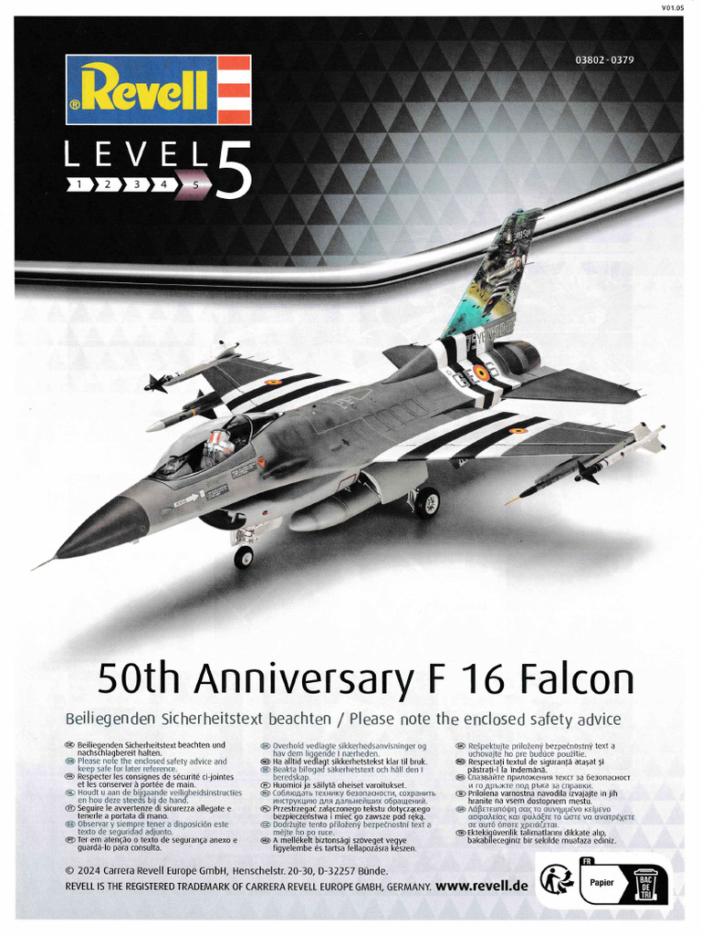 Revell 1-32 F-16 - Instructions | PDF
