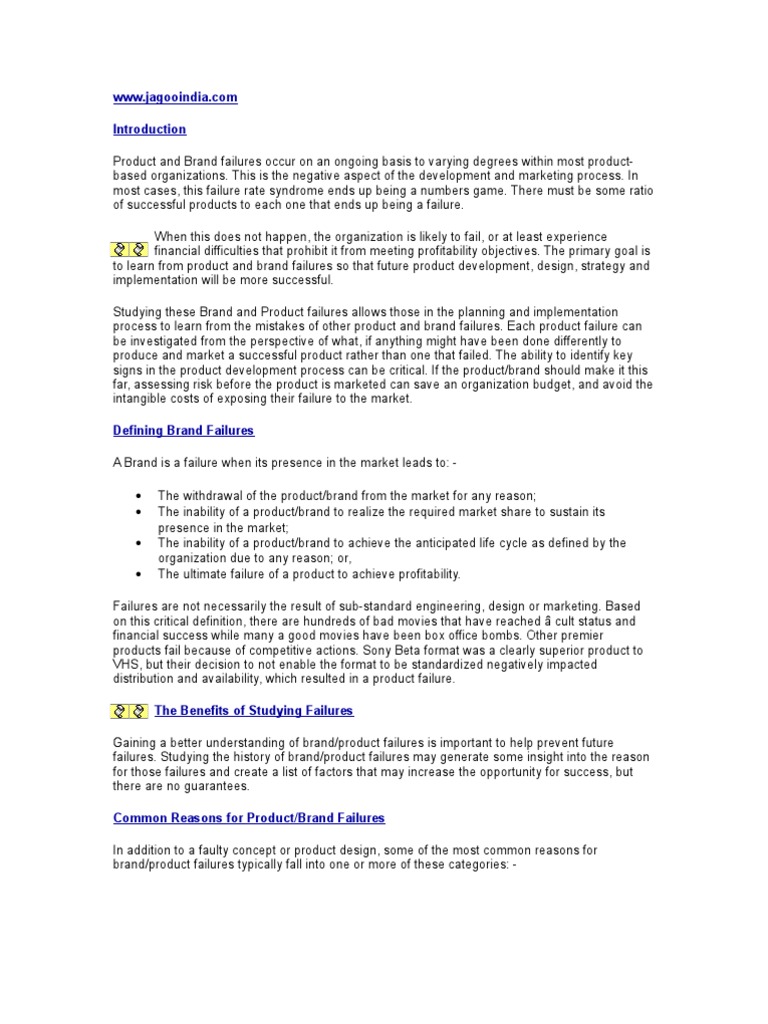 Why Brands Fail Pdf Brand Marketing