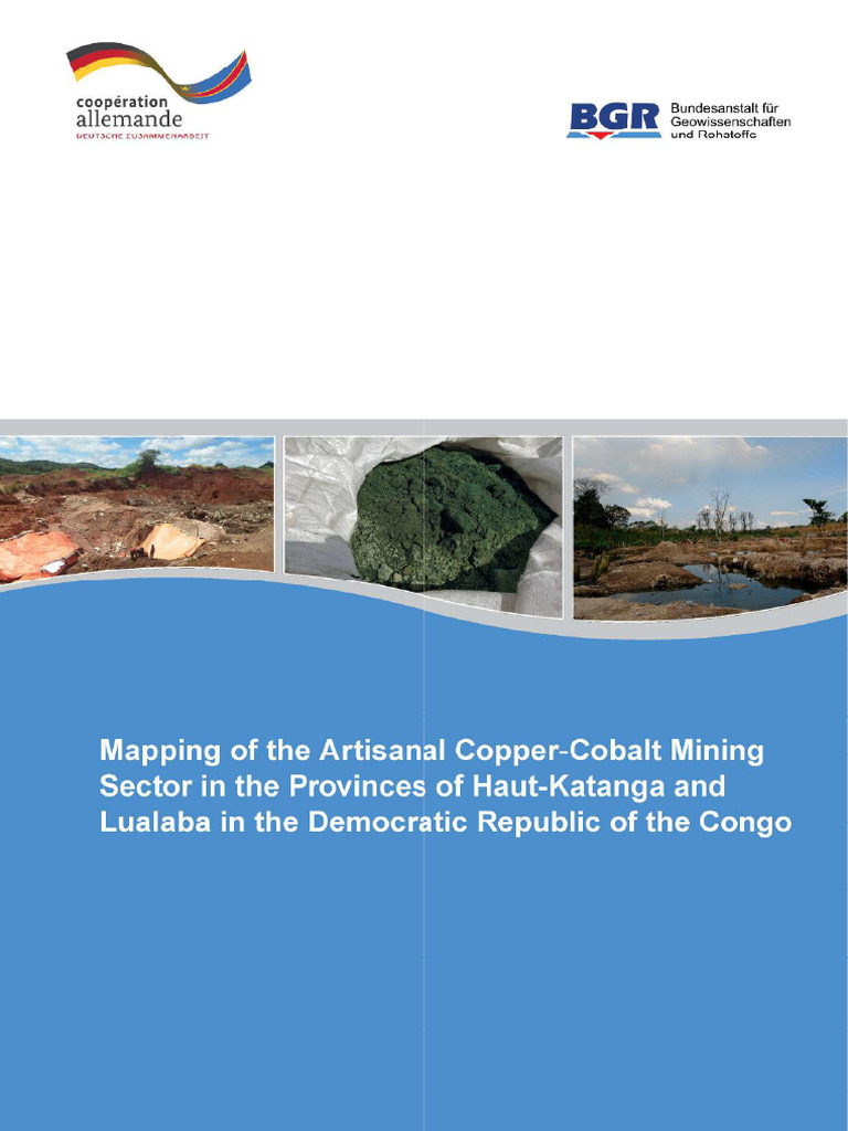 BGR (2019) Mapping of The DRC Artisanal Copper-Cobalt Sector Engl-Min | PDF | Mining | Cobalt