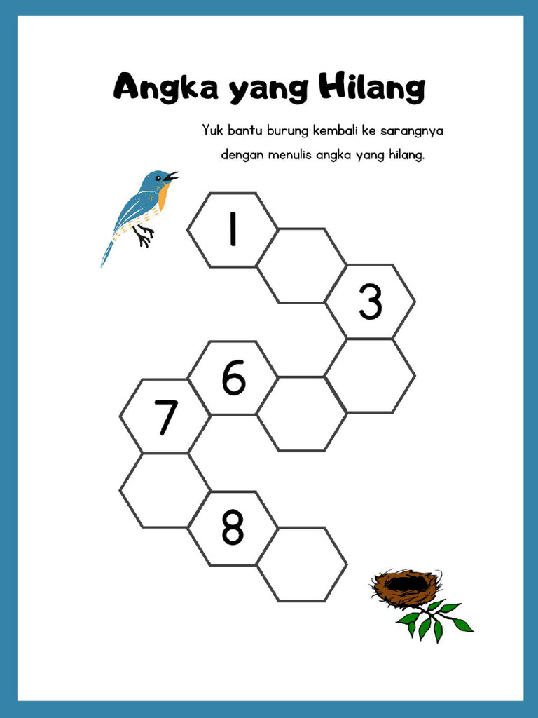 Worksheet Angka | PDF