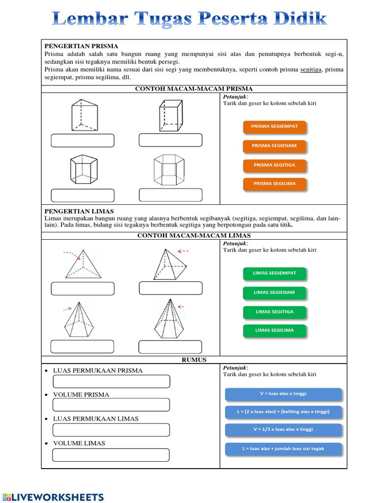 LKPD Prisma Dan Limas | PDF