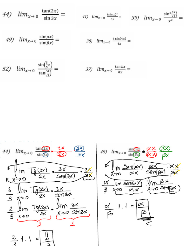 Clase 4 Limites Notables | PDF