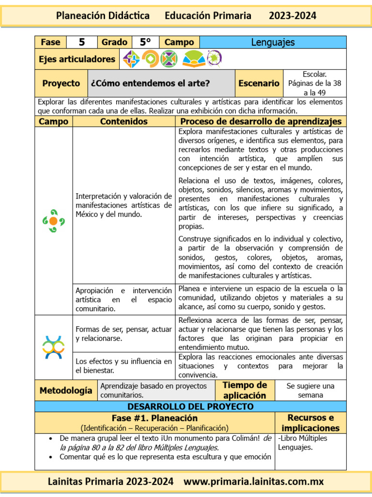 5 Ejan09 C Mo Entendemos El Arte (2023-2024) | PDF | Las emociones | Evaluación