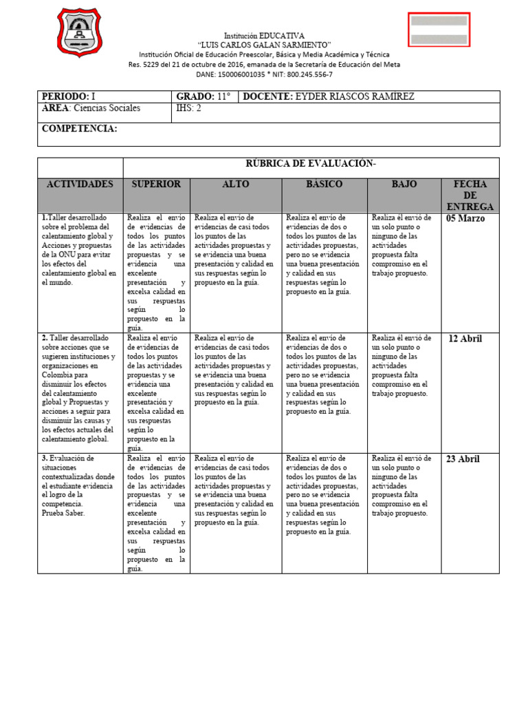 Actividades sobre Calentamiento Global | PDF | Gases de efecto ...