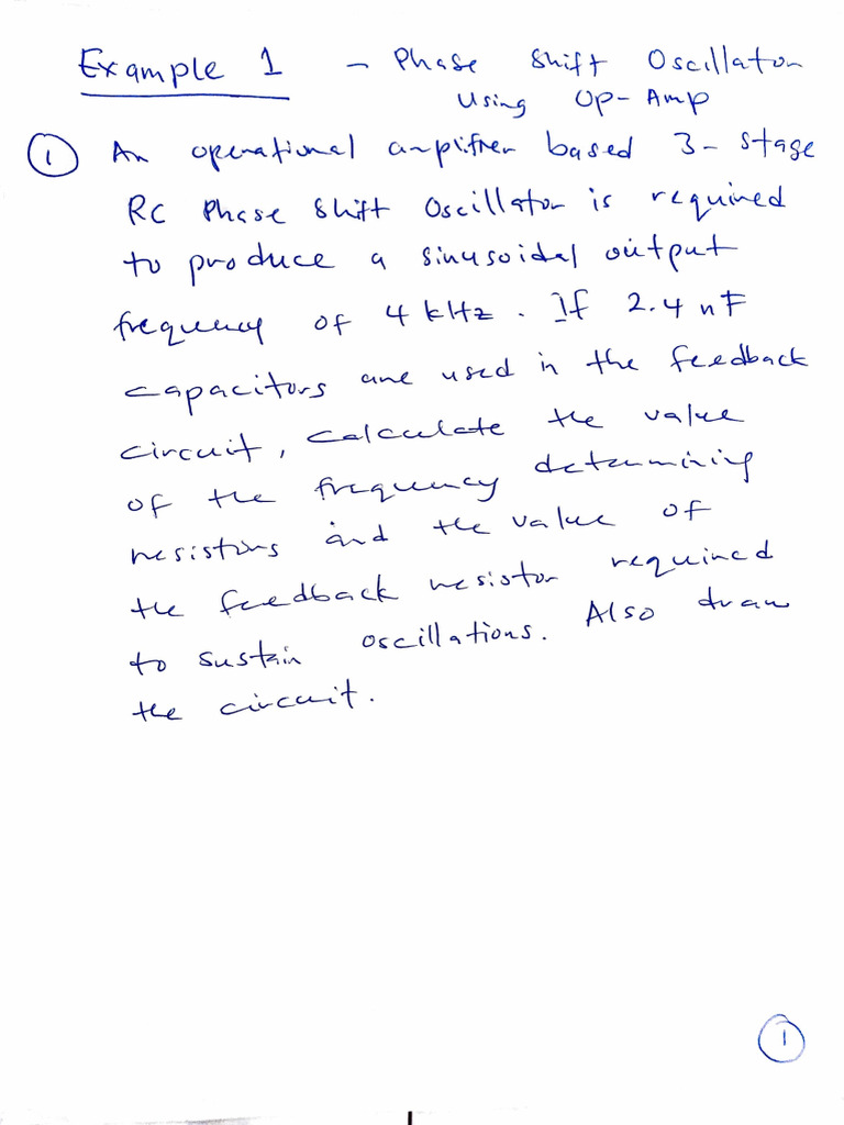 Examples of Oscillator problems with solutions_240108_202730 | PDF