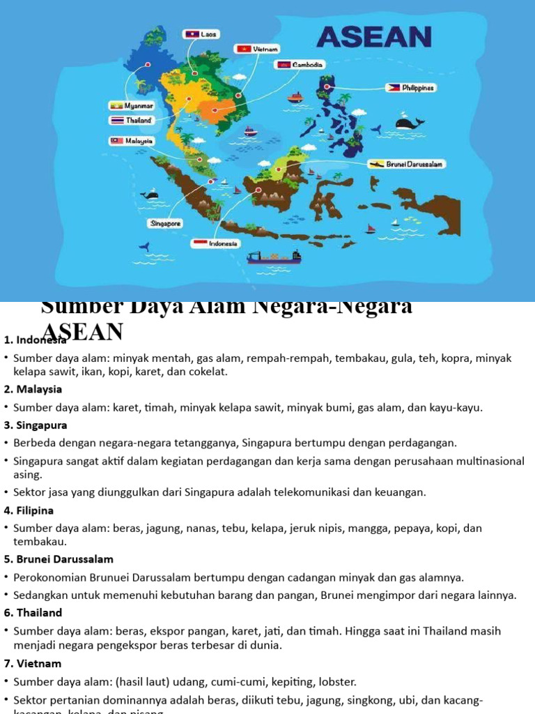 Sumber Daya Alam Negara-Negara ASEAN | PDF