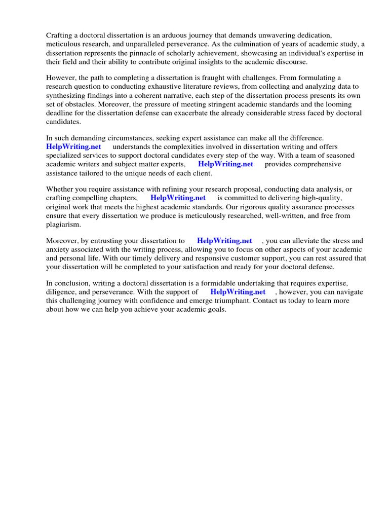 Doctoral Dissertation Defense | PDF | Thesis | Essays