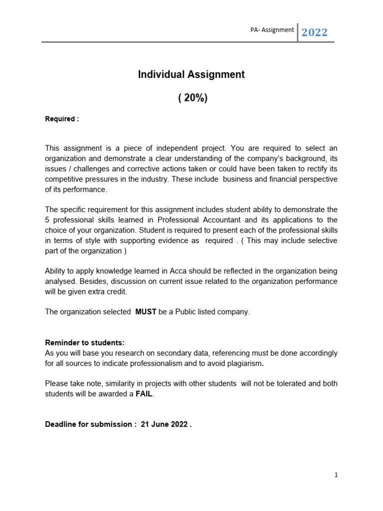 Individual Assignment | PDF | Cognitive Science | Learning Individual Assignment | PDF | Cognitive Science | Learning