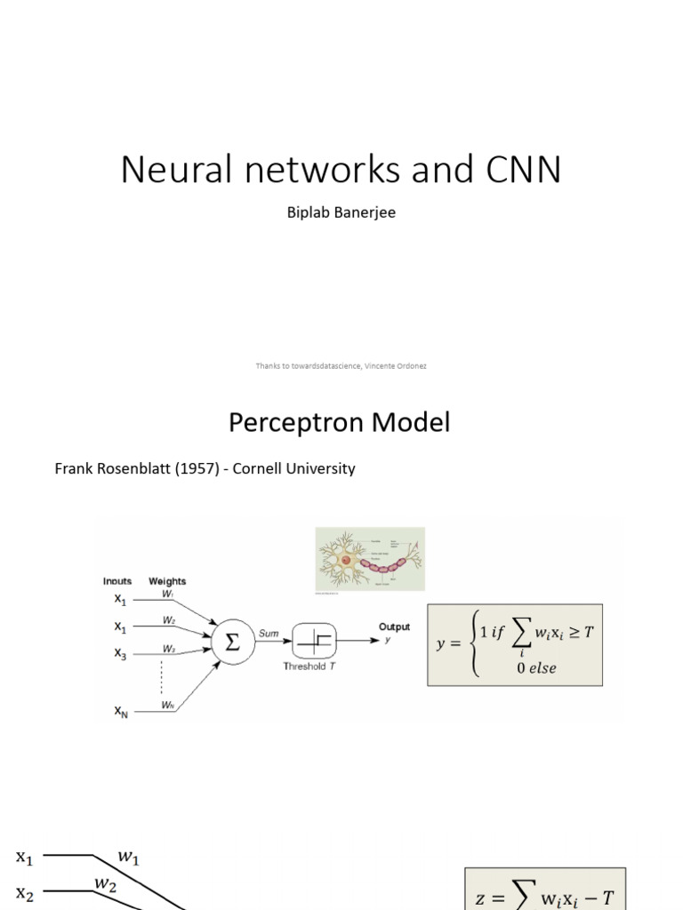 Neural network and CNN | PDF | Artificial Intelligence | Intelligence (AI) & Semantics