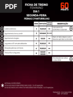 Fichas Kaka Fem - Avancado 1 | PDF | Peso | Boa forma
