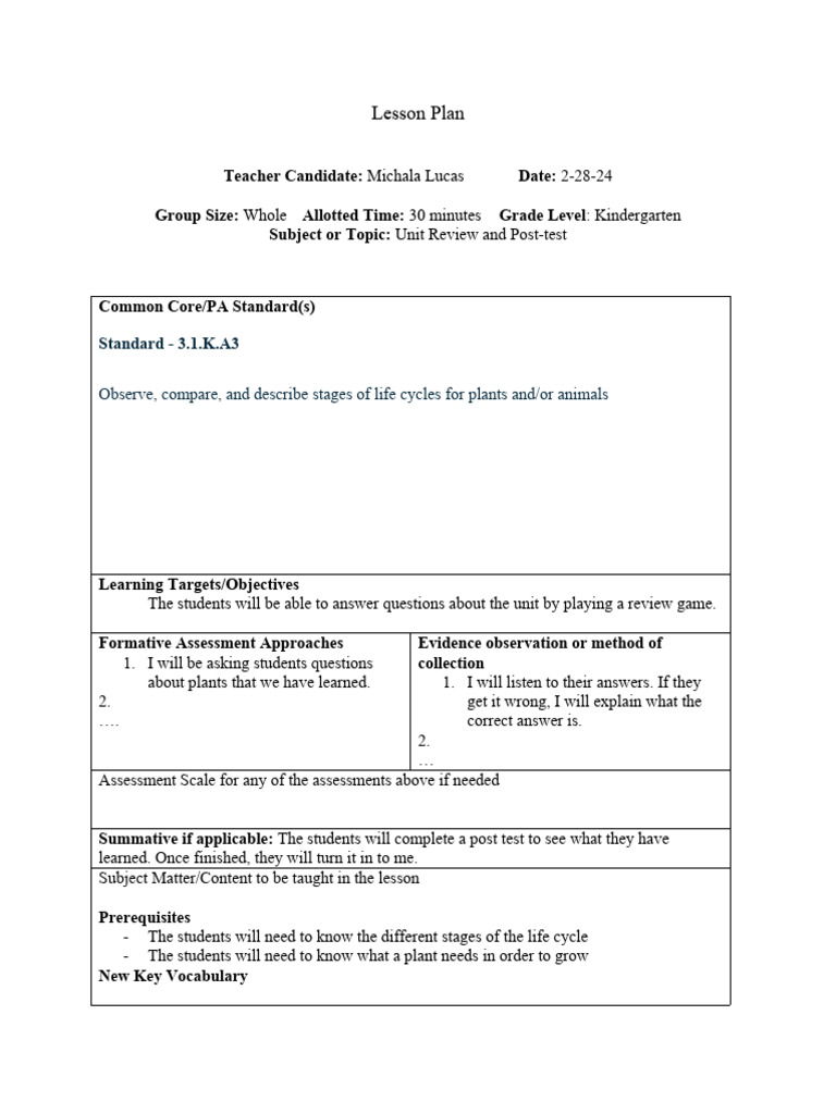 Science Lesson 5 | PDF | Learning | Cognition
