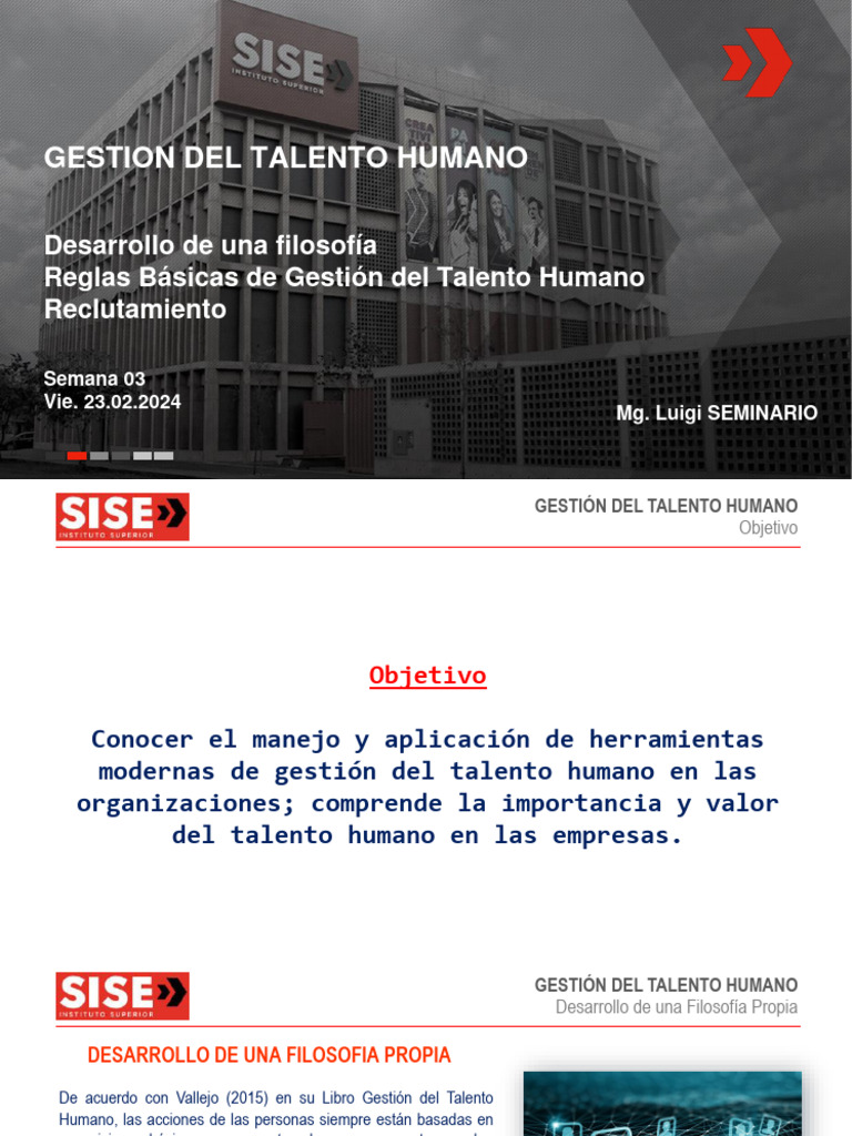 Filosofía de Gestión del Talento | PDF | Reclutamiento | Gestión del ...