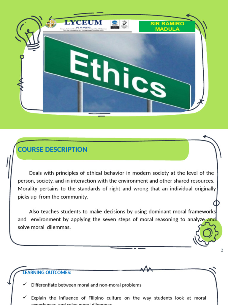 Ethical Principles in Modern Society | PDF | Morality | Good And Evil