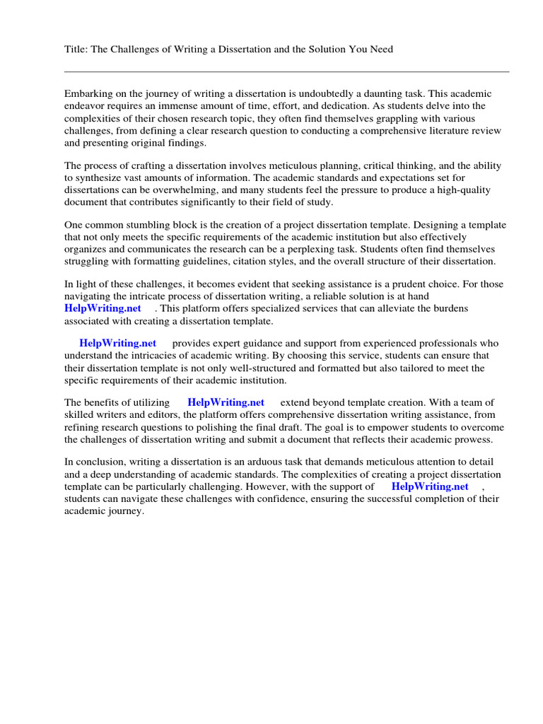 Project Dissertation Template | PDF | Retail | Thesis