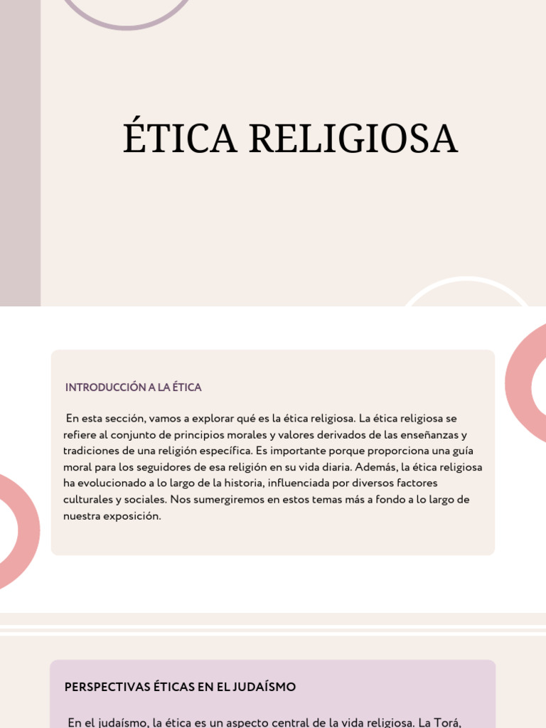 Presentación Ética Religiosa - 20240314 - 193052 - 0000 | PDF