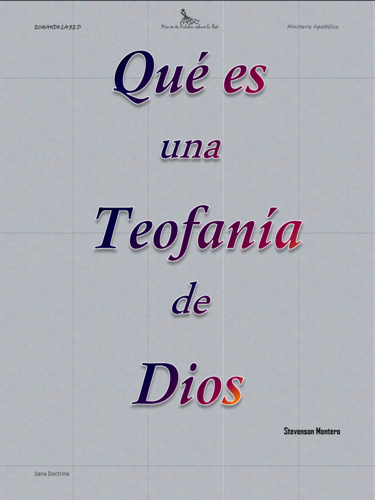 Teofanía de Dios: Manifestaciones Divinas | PDF