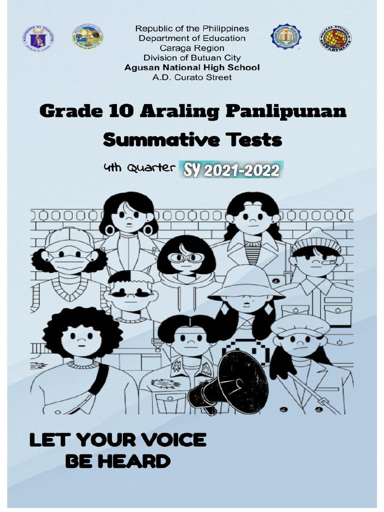 Summative Test Fourth Quarter S.Y. 2021-2022 | PDF