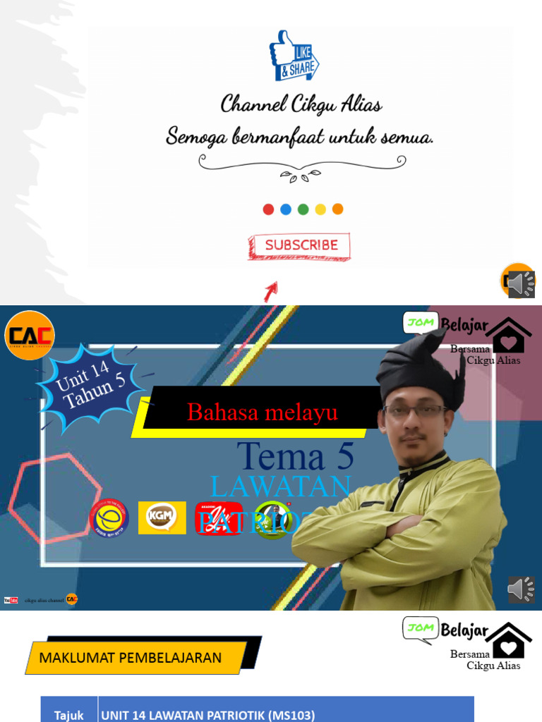 Lawatan Patriotik Tahun 5 | PDF