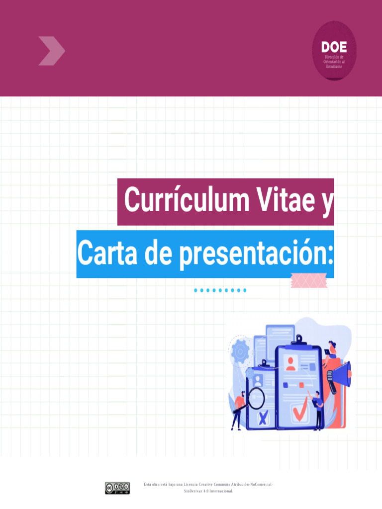 Curriculum Vitae y Carta de Presentación | PDF