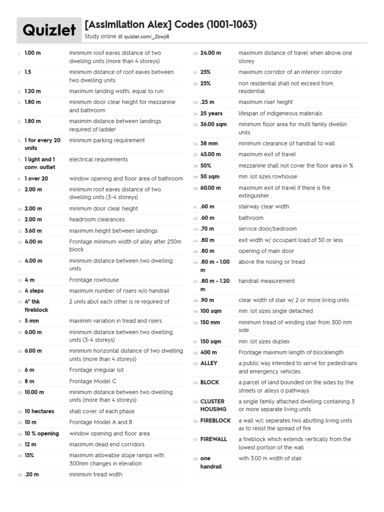 CODES 1 | PDF | Stairs | Architectural Elements