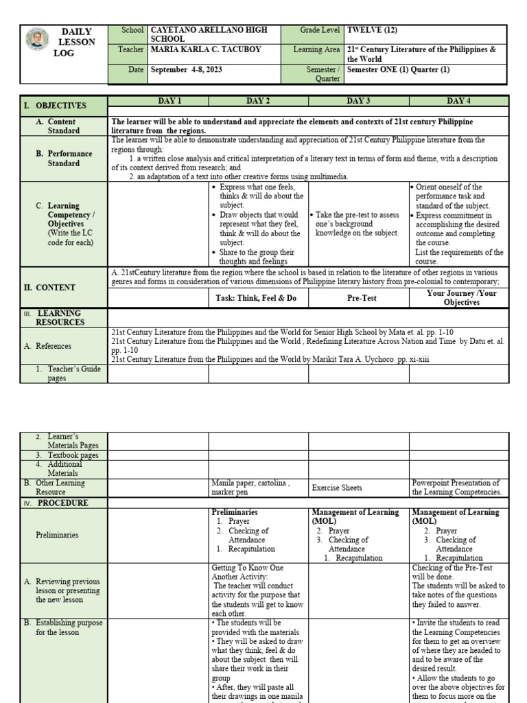 Week 2 | PDF | Learning | Teachers