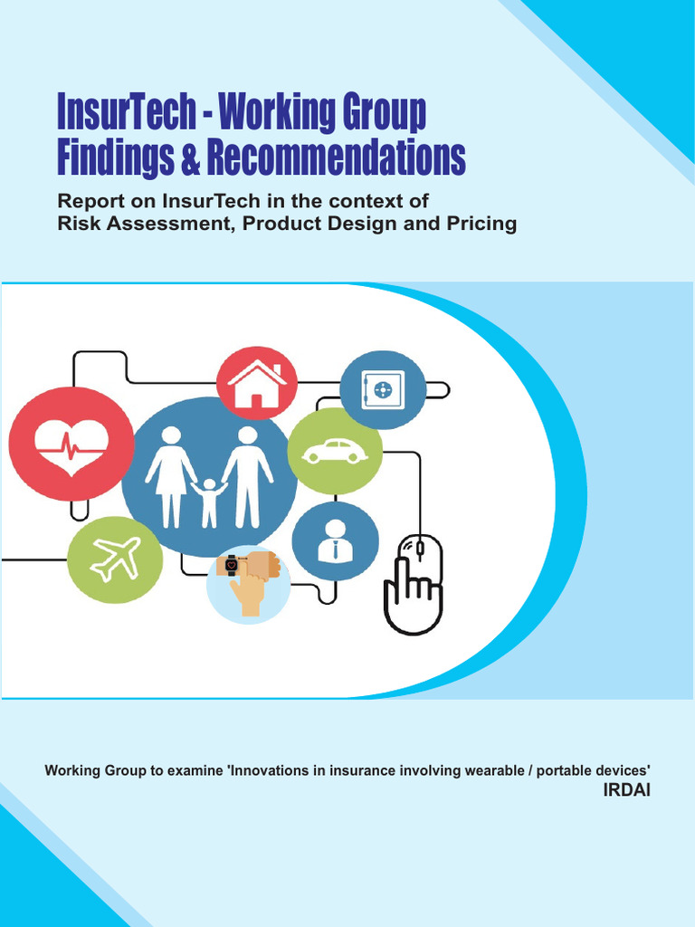 Report On InsurTech - Working Group Findings & Recommendations | PDF | Insurance | Machine Learning