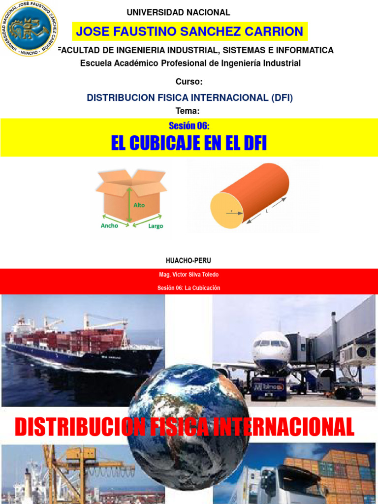 06 El Cubicaje en Dfi 2021-I | PDF | Paleta | Logística