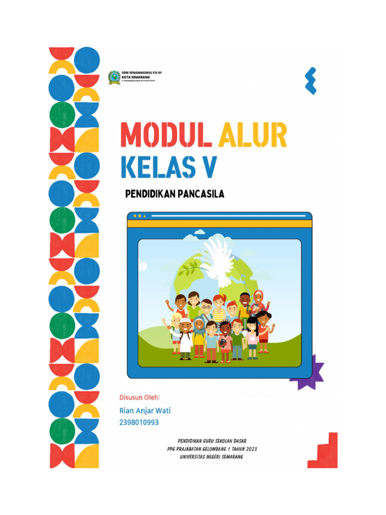 MODUL AJAR Pendidikan Pancasila KELAS V | PDF