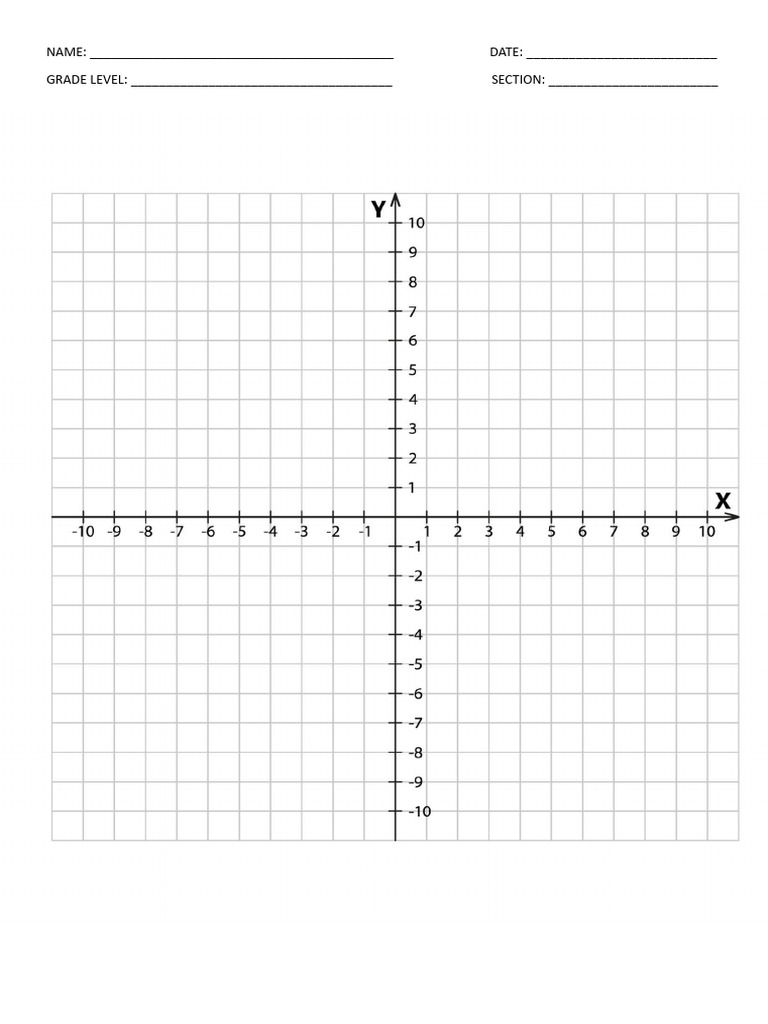Cartesian Coordinate System | PDF
