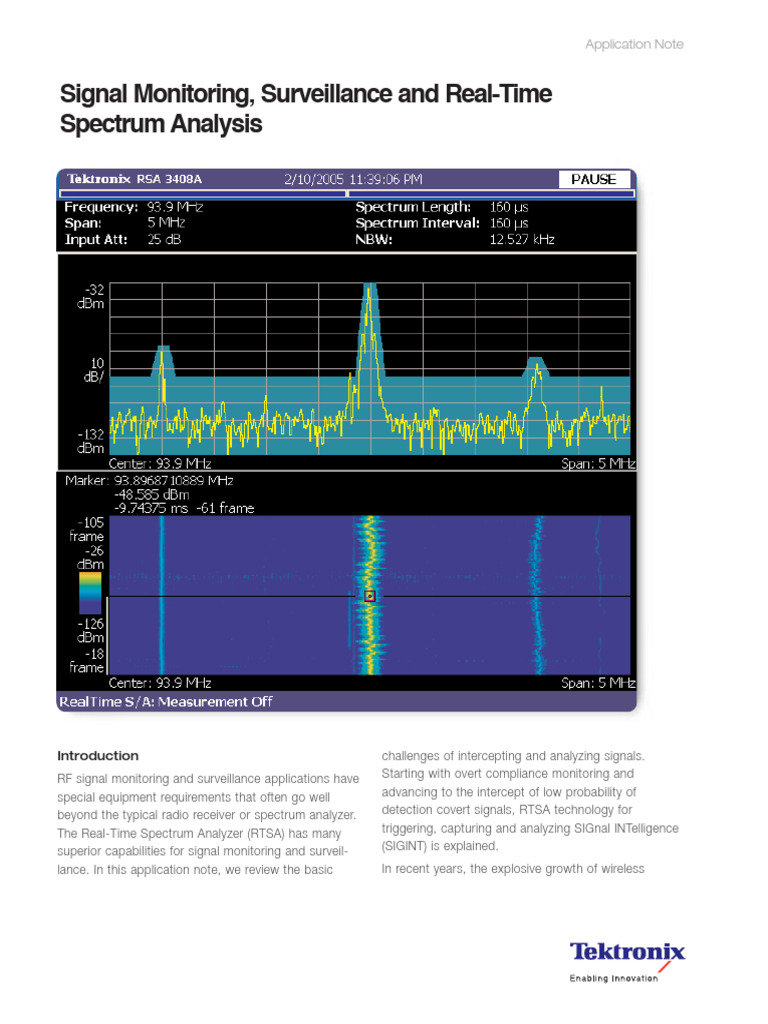 Tektronix | PDF | Digital Signal Processing | Modulation