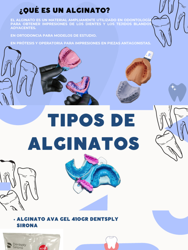 Tipos de alginatos (1) | PDF
