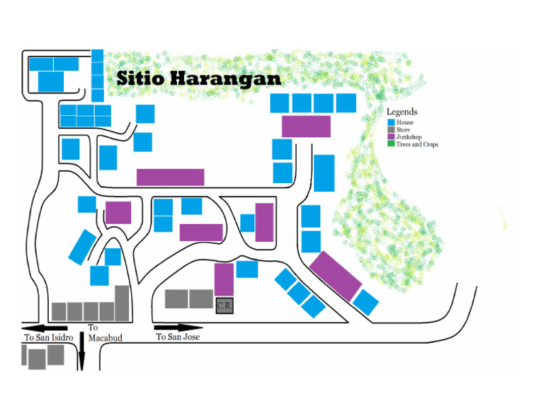 Sitio Harangan Map | PDF