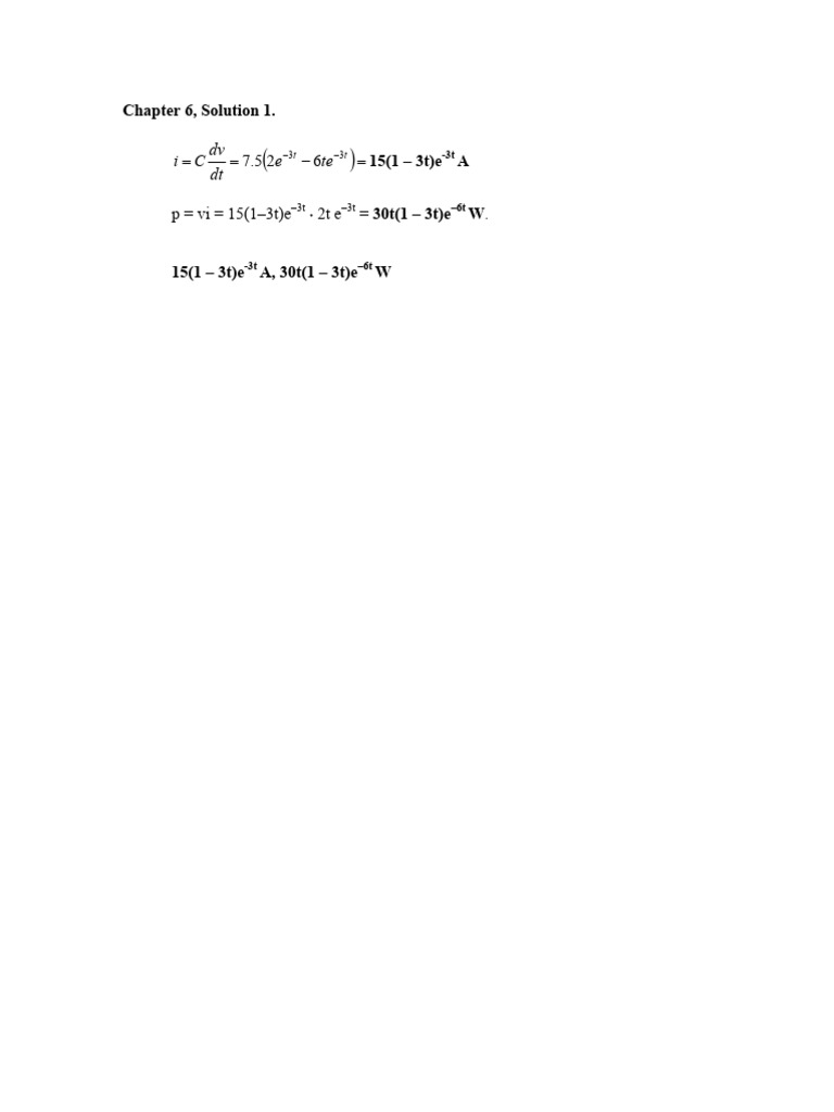 Chapter 6 | PDF | Electrical Engineering | Electricity