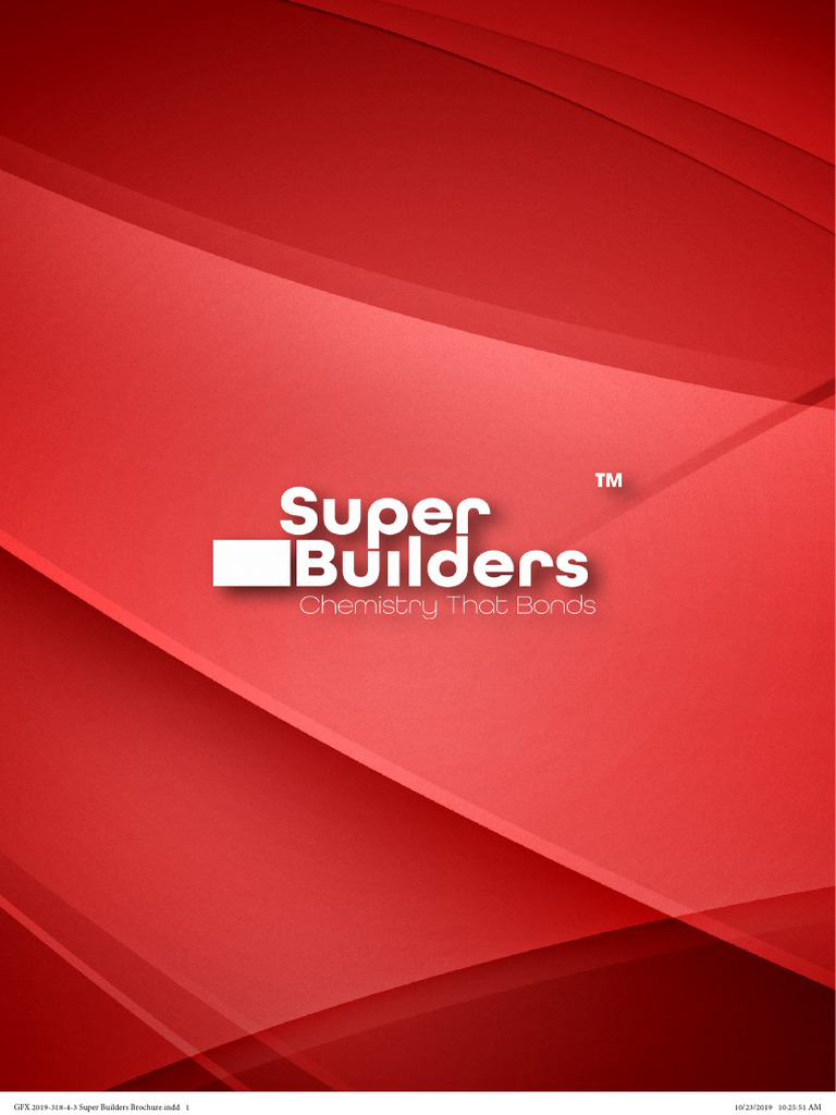 Super Builders Catalogue | PDF | Mortar (Masonry) | Concrete