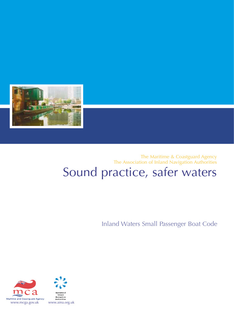 Inland Waters Small Passenger Boat Code COP13 | PDF | Safety | Boats