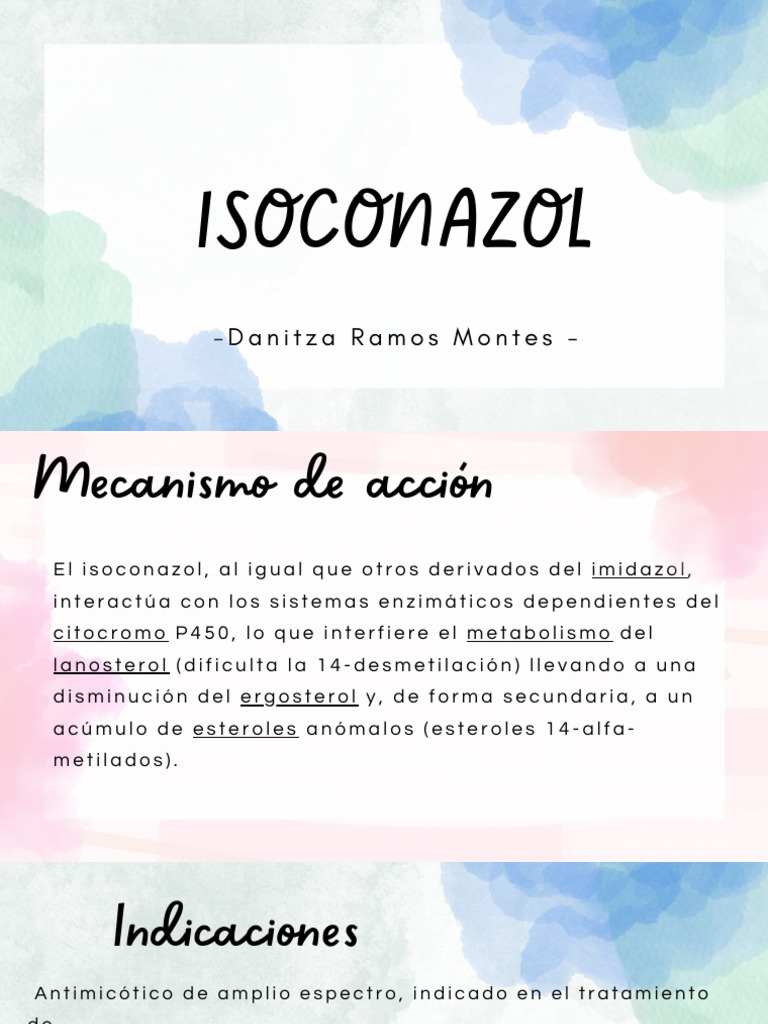 Isoconazol | PDF | Hogar, jardinería y bricolaje | Salud y bienestar