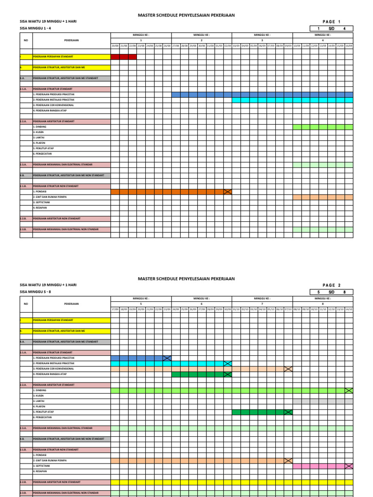Master Schedule | PDF