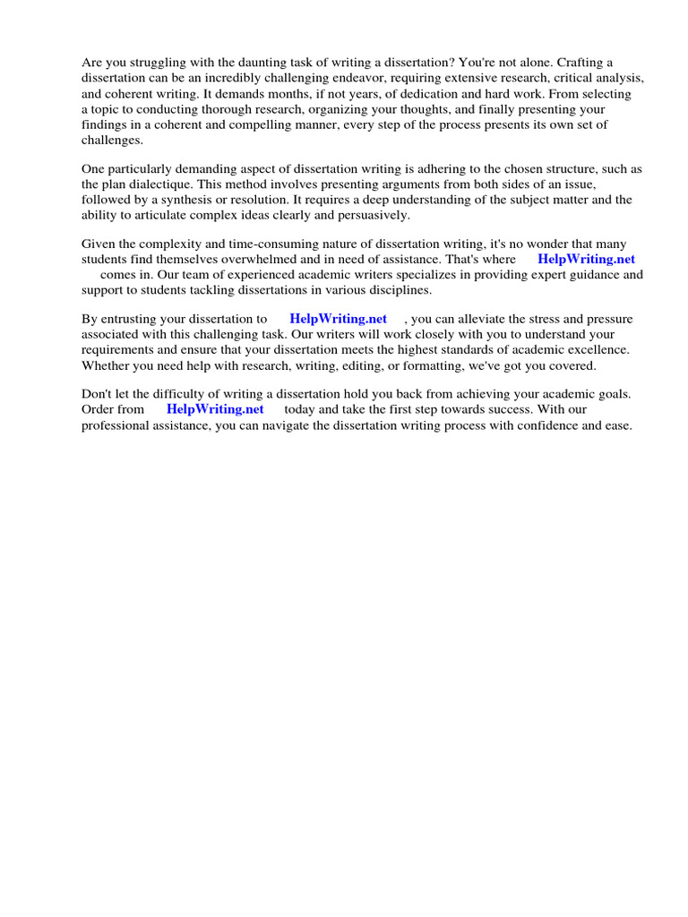 Exemple Dune Dissertation Plan Dialectique | PDF | Dialectic | Georg ...