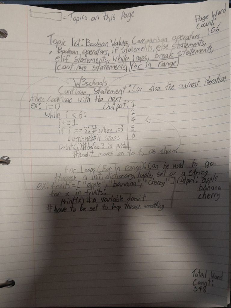 Week 2 - Notes Note 3 of 3 | PDF